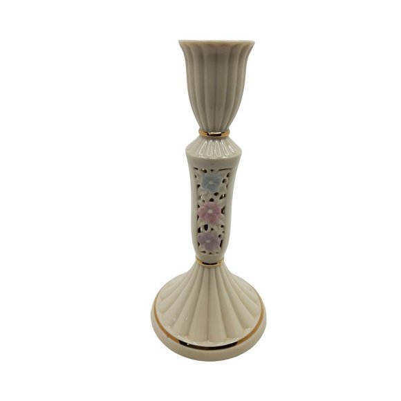 PartyLite | Accents | Vintage Partylite Porcelain Spring Blossom Gold ...